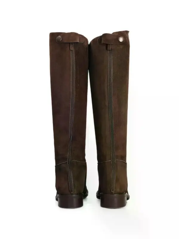 JULIE DEE Rear-zip Knee-high Boots
