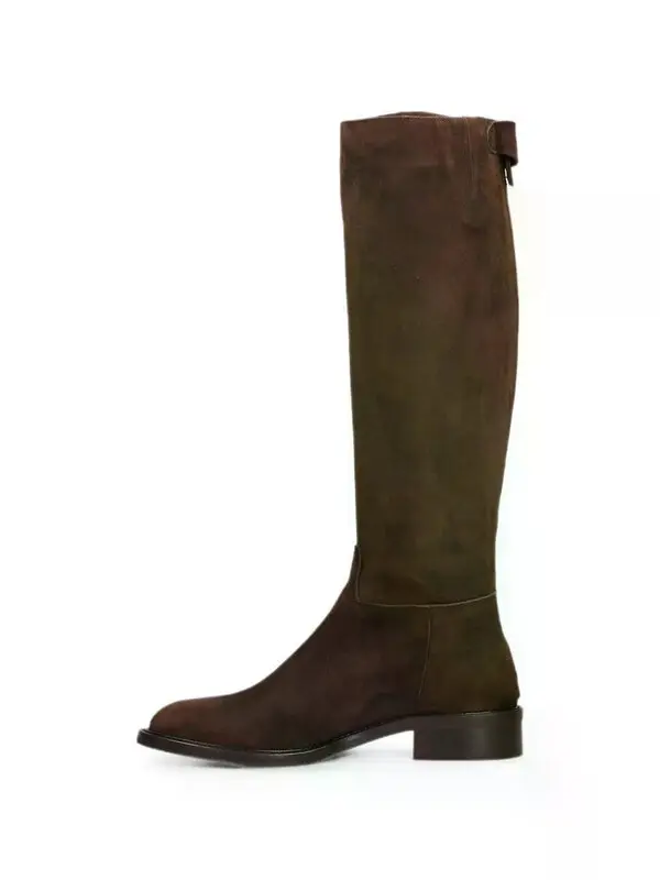 JULIE DEE Rear-zip Knee-high Boots