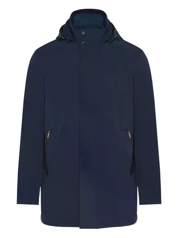 Paul & Shark Hooded Zip-fastening Coat