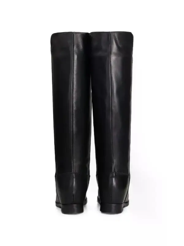 JULIE DEE Round-toe Knee-high Boots