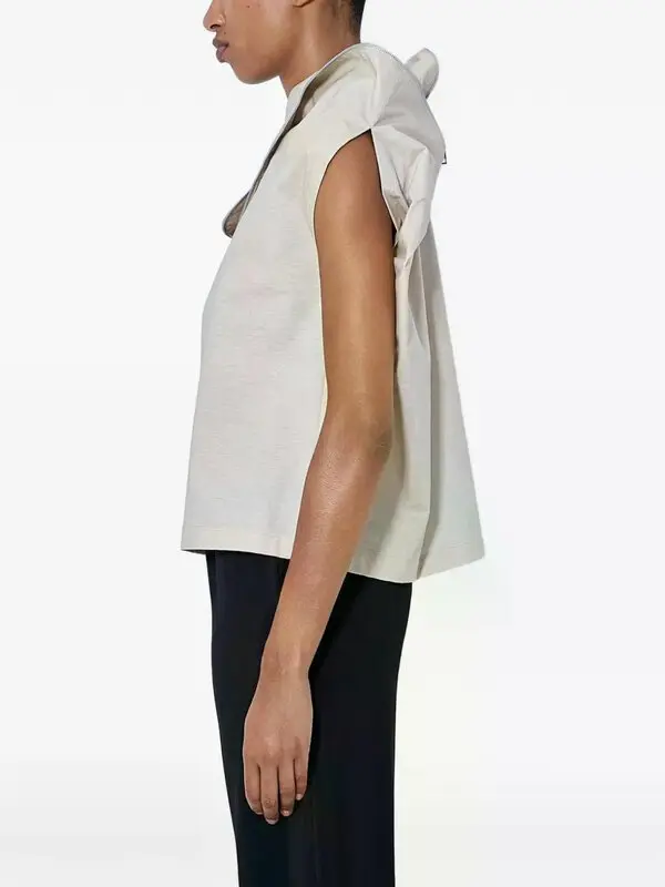 Issey Miyake Asymmetric Zip-detail Top