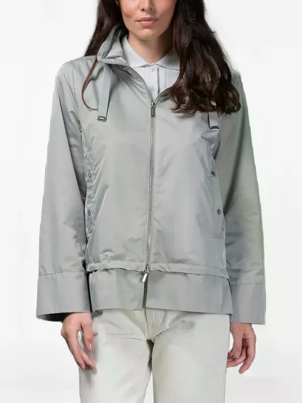 MOORER Sinia Hooded Drawstring Jacket - Grey