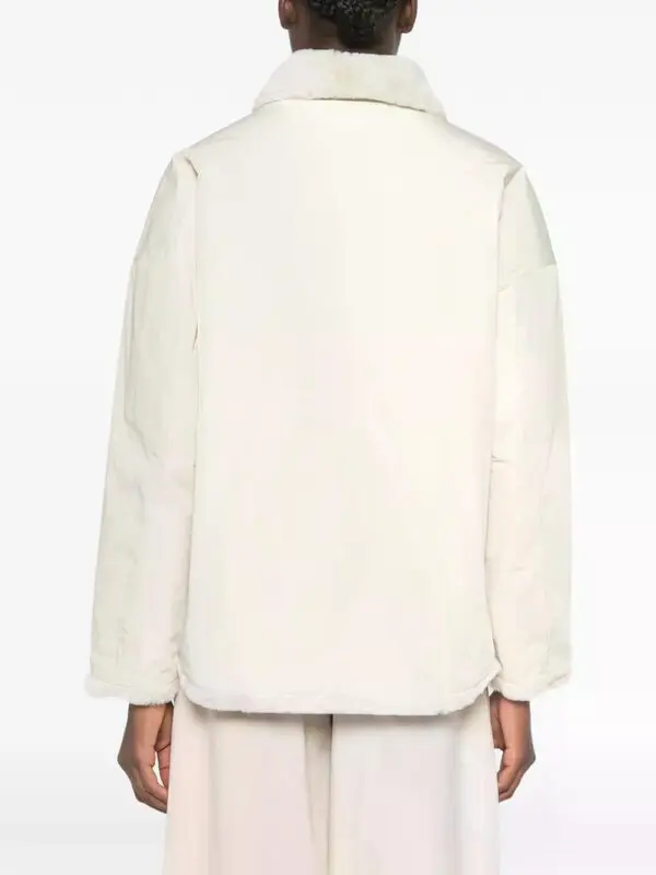 ROSSO 35 Faux-fur Collar Jacket