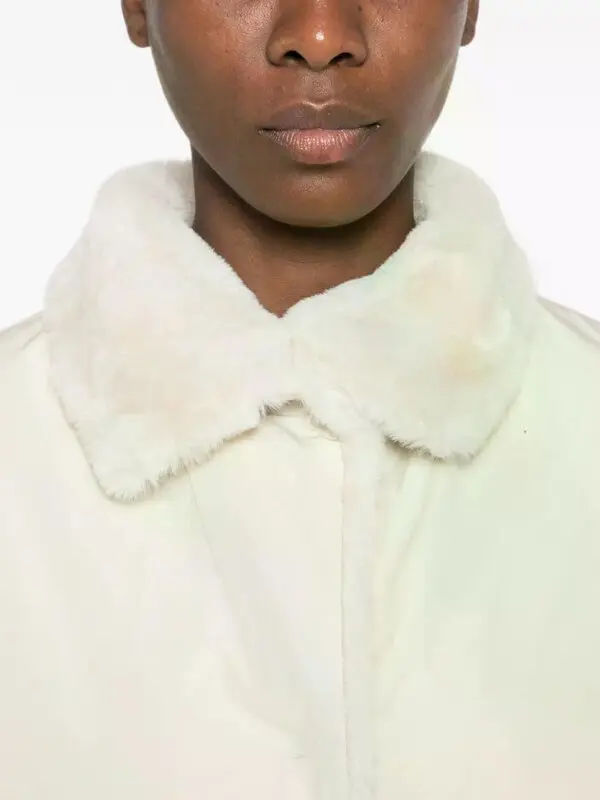 ROSSO 35 Faux-fur Collar Jacket