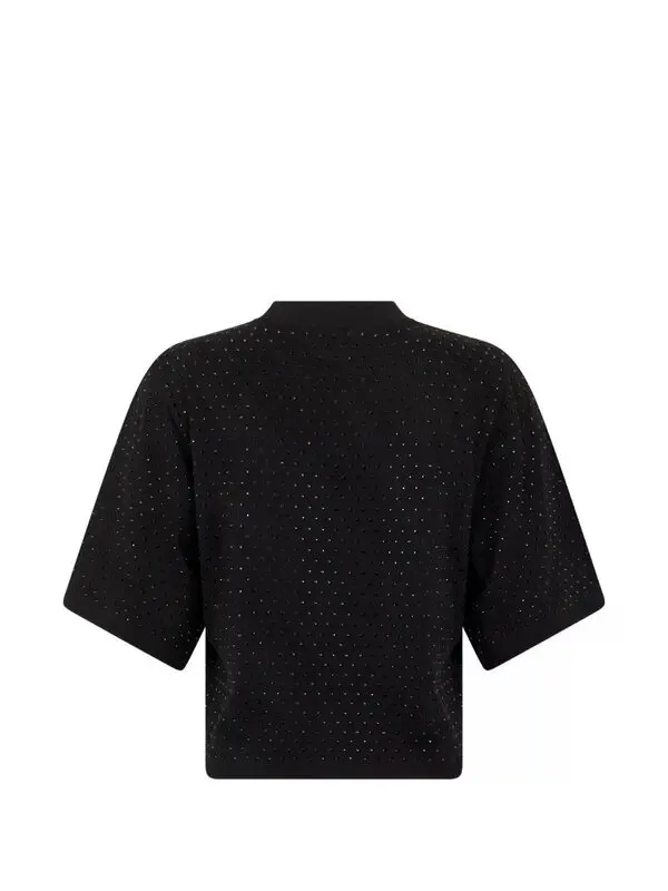Pinko T-shirt With Rhinestones