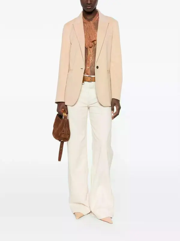 FORTE_FORTE Single-breasted Peak-lapels Blazer