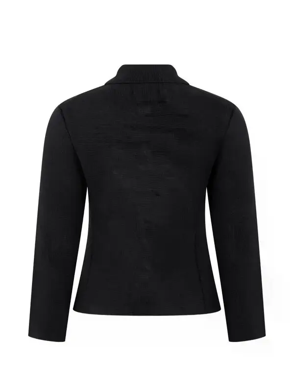 Saint Laurent Polo Cardigan In Wool