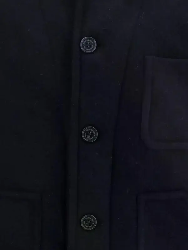 BROOKSFIELD Button-up Patch-pocket Sweater