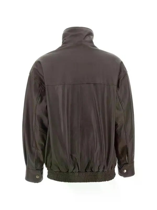 KAOS Leather Bomber Jacket