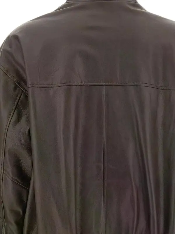 KAOS Leather Bomber Jacket