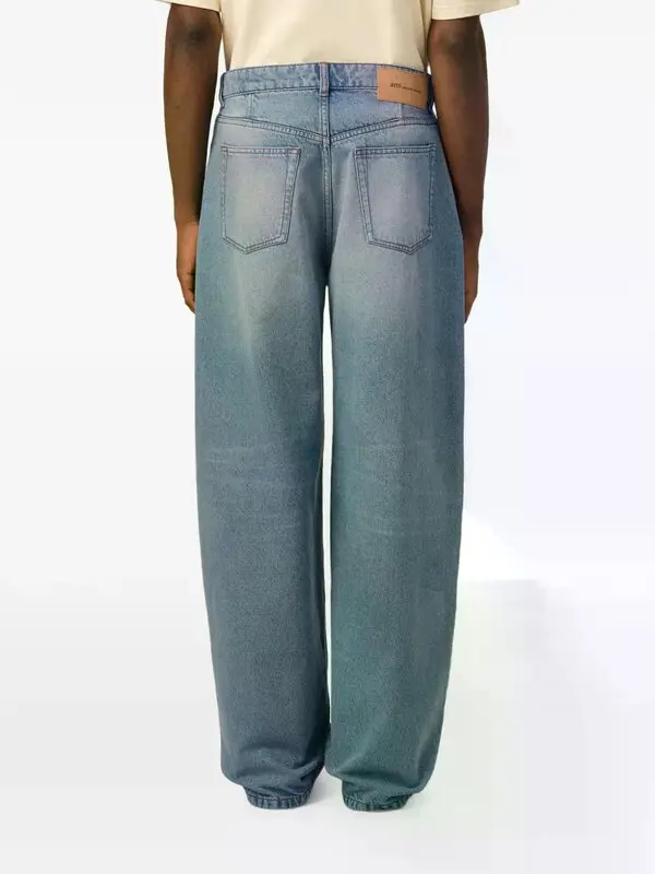 AMI Paris Baggy-fit Cotton Jeans