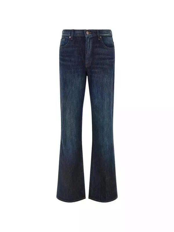 7 For All Mankind Stovepipe Flared-leg Jeans