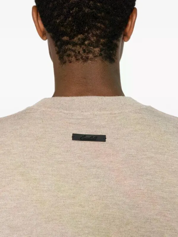 Fear Of God Logo-patch Drop-shoulder T-shirt