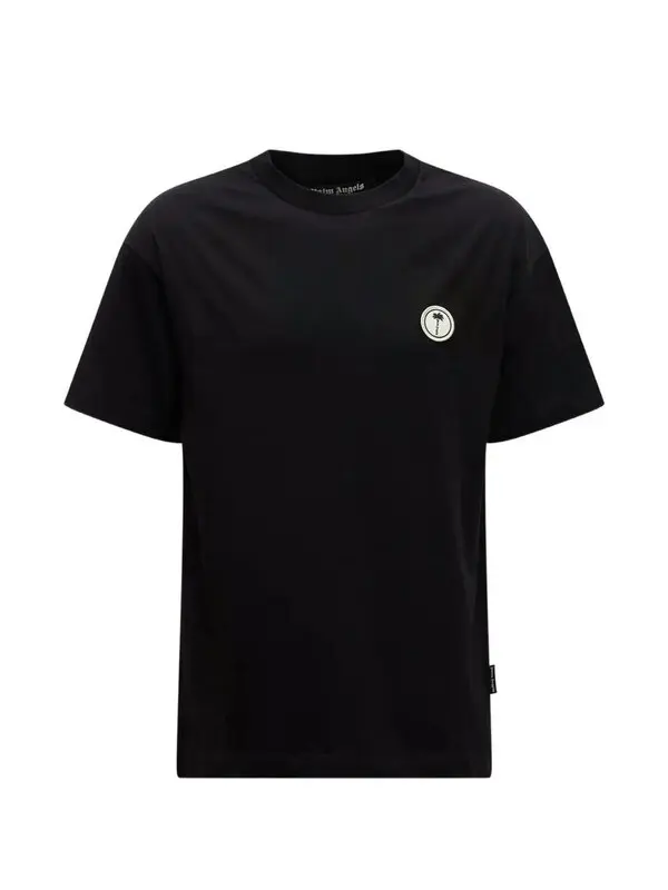 Palm Angels Logo-patch T-shirt - Black