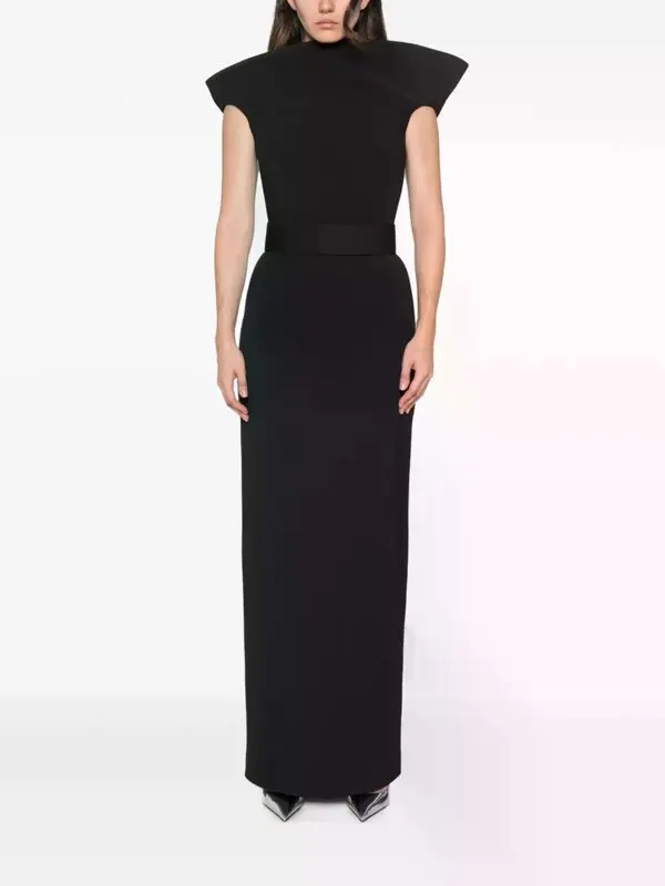 Solace London Faro Belted Maxi Dress