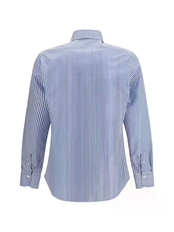FINAMORE 1925 Striped Long-sleeve Shirt