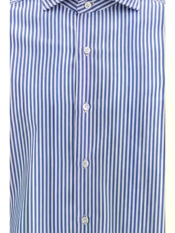 FINAMORE 1925 Striped Long-sleeve Shirt