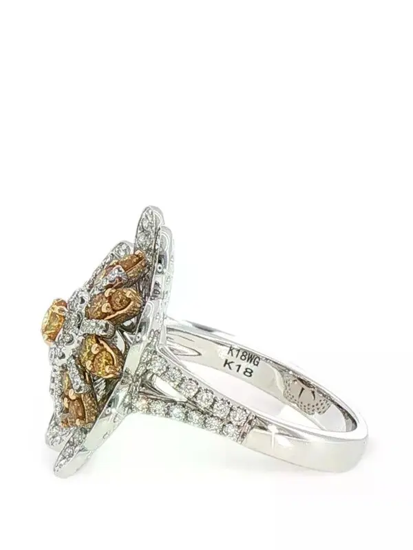HYT JEWELRY Flower-shape Diamond Ring