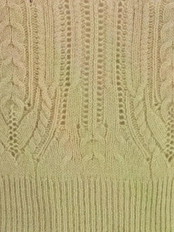Ermanno Scervino Cable-knit Cashmere Sweater