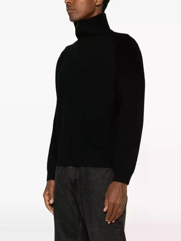 Saint Laurent Ribbed-knit Crew-neck Sweater