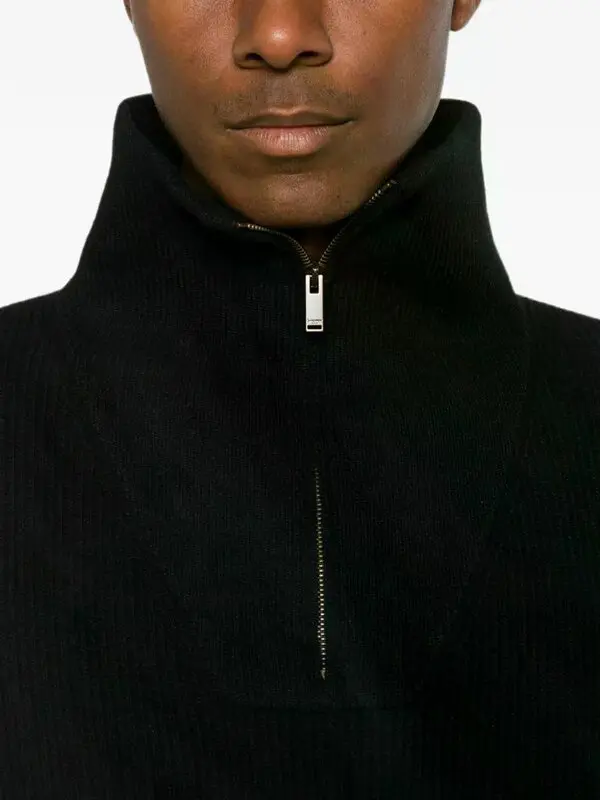 Saint Laurent Ribbed-knit Crew-neck Sweater