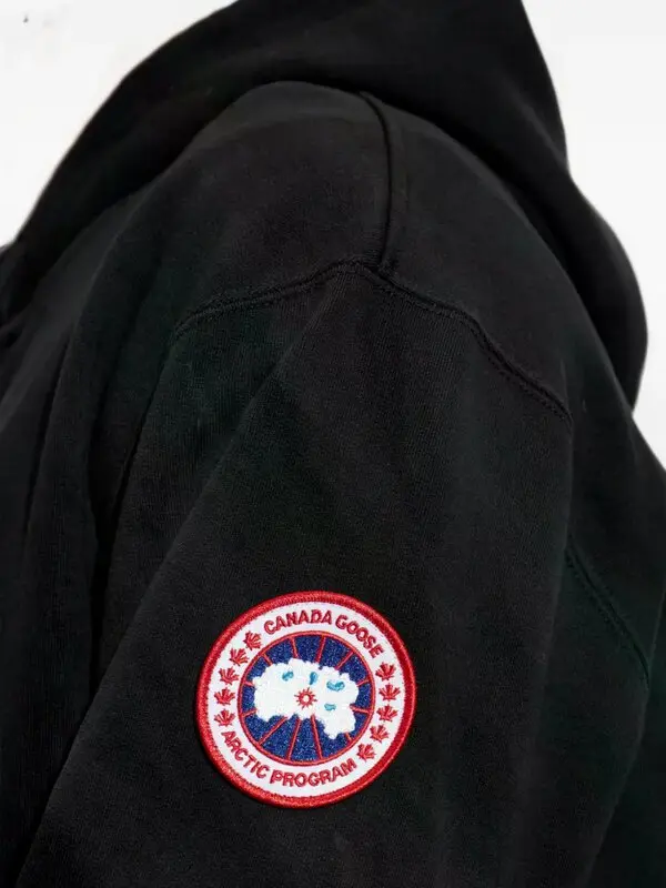 Canada Goose Loon Logo-patch Zip-up Hoodie