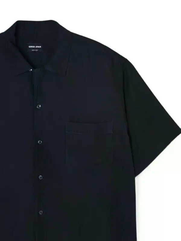 Giorgio Armani Short-sleeve Chest-pocket Shirt