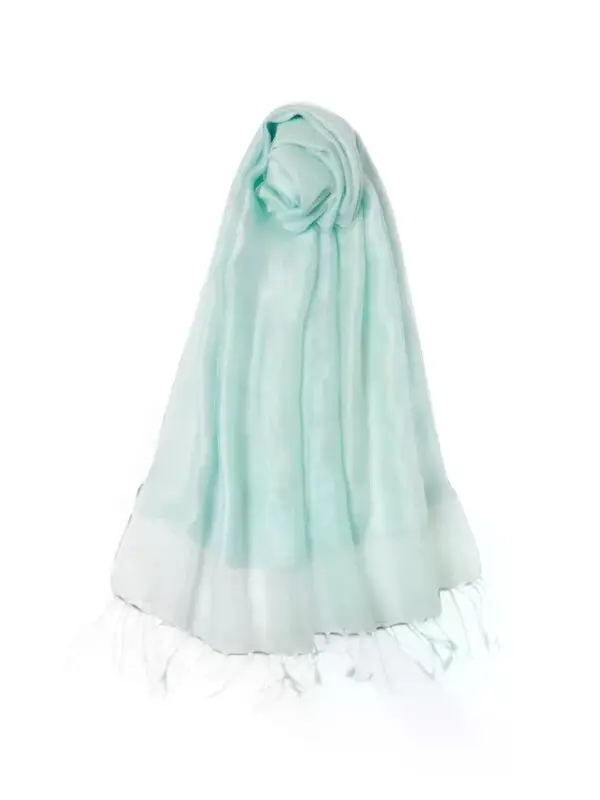 Marella Fringed Lightweight Stole - Blue