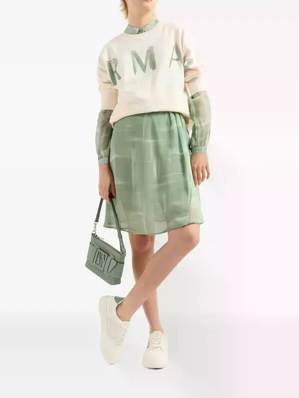 Armani Exchange Long-sleeve Mini Dress