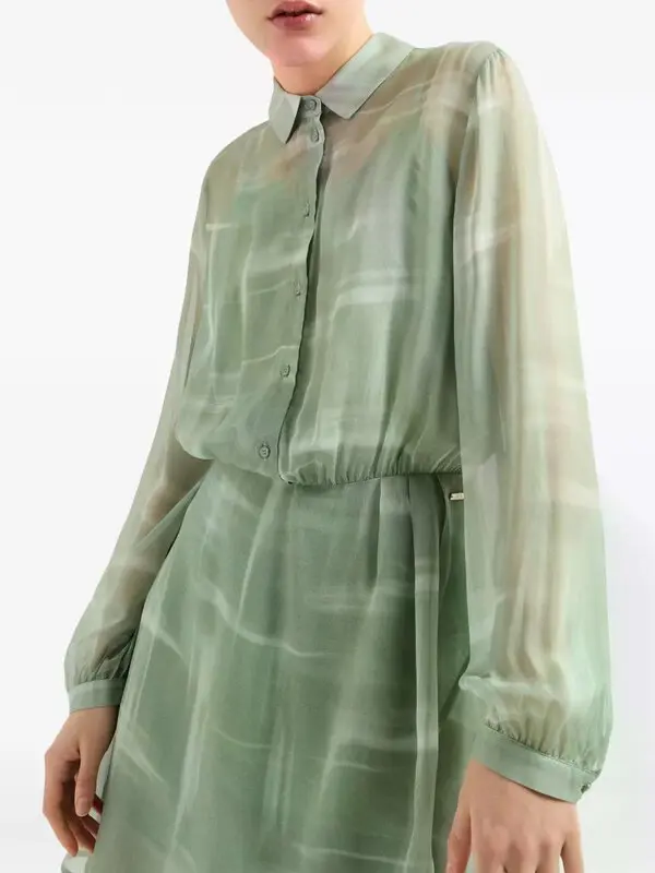 Armani Exchange Long-sleeve Mini Dress