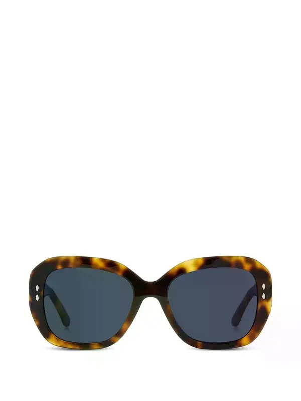 Isabel Marant Étoile Tortoiseshell-effect Rectangle-frame Sunglasses - Brown