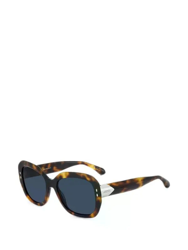 Isabel Marant Étoile Tortoiseshell Effect Rectangle Frame Sunglasses
