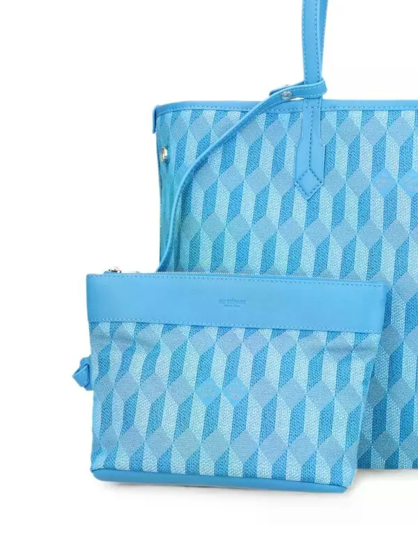 AU DEPART 47 Jacquard-patterned Tote Bag