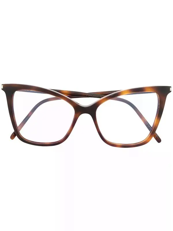 Saint Laurent Cat-eye Glasses - Brown