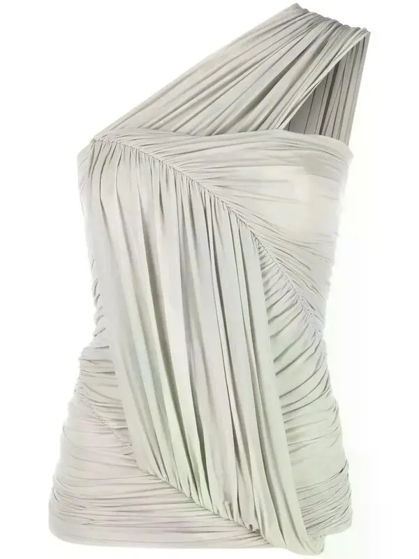 Rick Owens Edfu Draped Blouse - Grey