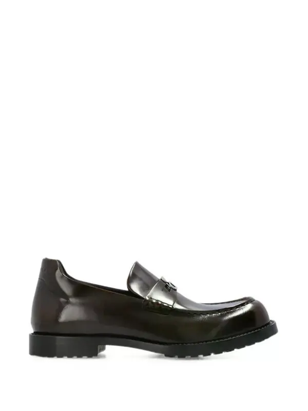 Balenciaga Comfy Loafers In Dark Burgundy - Brown
