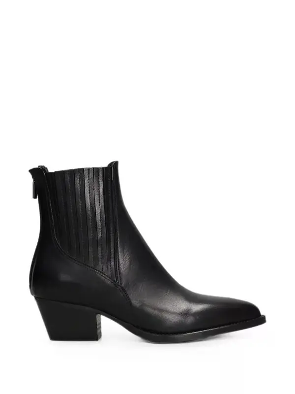 FABIO RUSCONI Pointed-toe Zip-fastening Ankle Boots