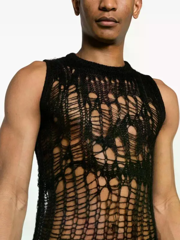 Rick Owens Open-knit Tank Top