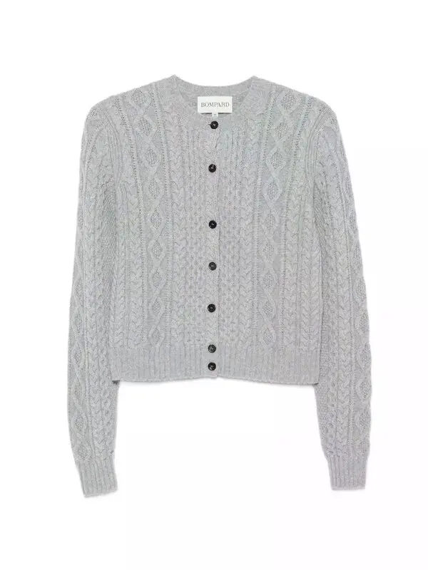 Eric Bompard Cable-knit Cashmere Cardigan - Blue