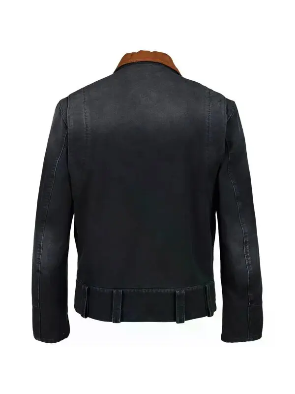 Marni Logo-embroidered Contrast-collar Jacket