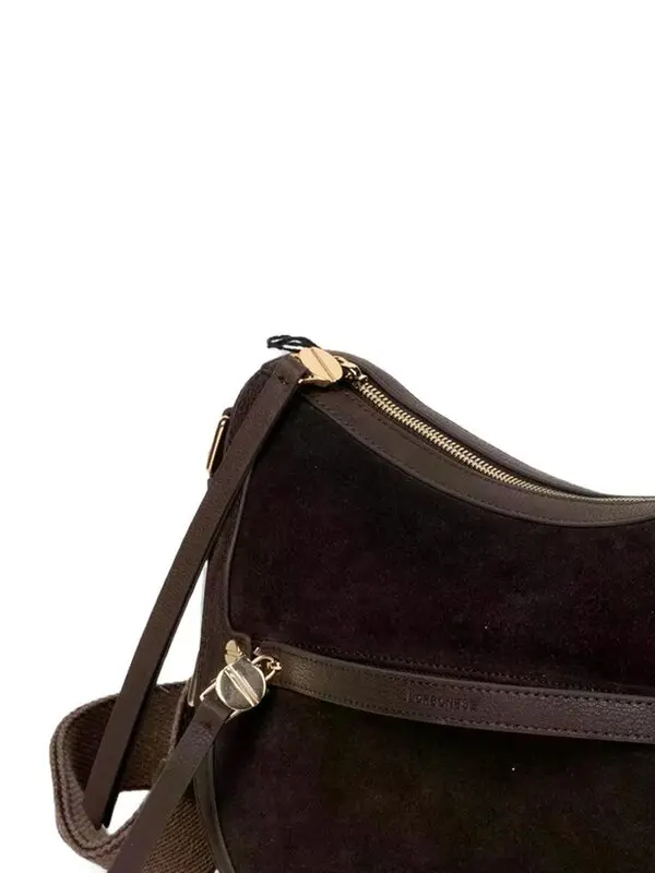 Borbonese Suede Leather Shoulder Bag