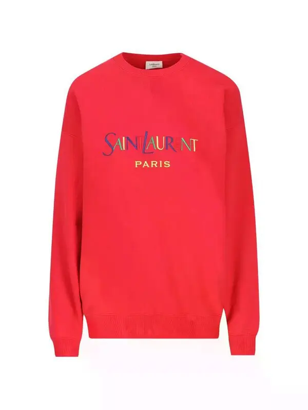 Saint Laurent Paris Sweatshirt - Red