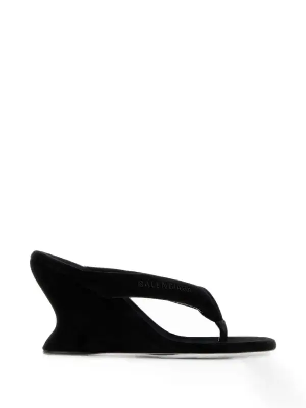 Balenciaga Gaeta Wedge Thong Sandals