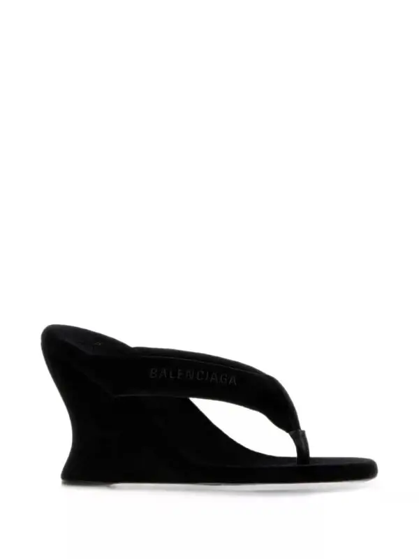 Balenciaga Gaeta Wedge Thong Sandals