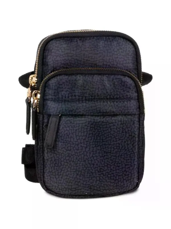 Borbonese Opeth-print Zip-around Belt Bag - Blue