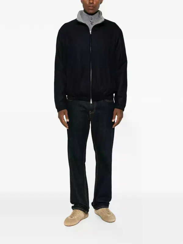 LARDINI Zip-up Bomber Jacket