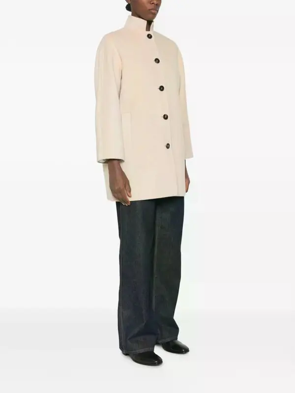 ROSSO 35 High-neck Button-up Coat