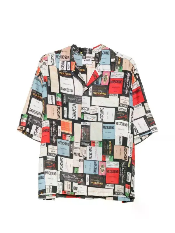 Moschino Logo-patch Short-sleeve Shirt