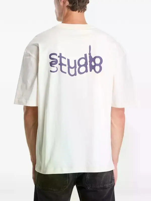 Études Studio Studio Sound Scan Logo-print T-shirt
