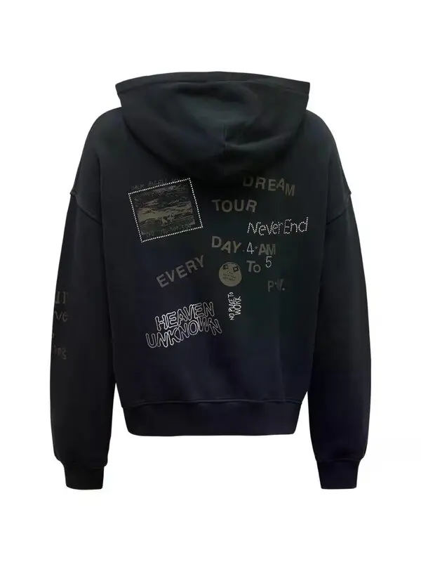 Palm Angels Embellished Logo-print Hoodie